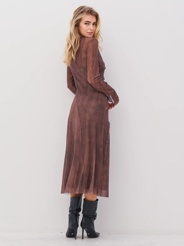 NÜ AGNA Mesh Kjóll - nina.is