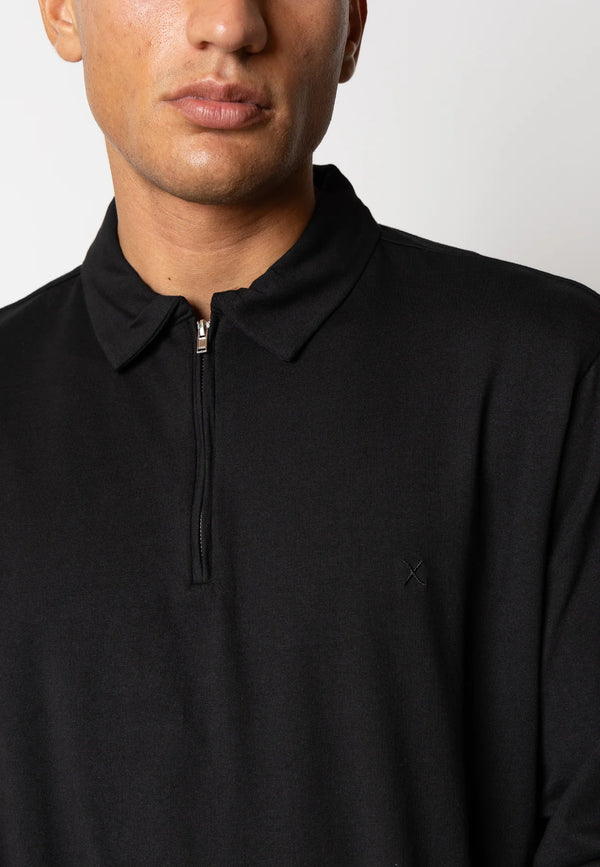 Clean Cut Copenhagen - Clean Formal Zip Polo Peysa - nina.is